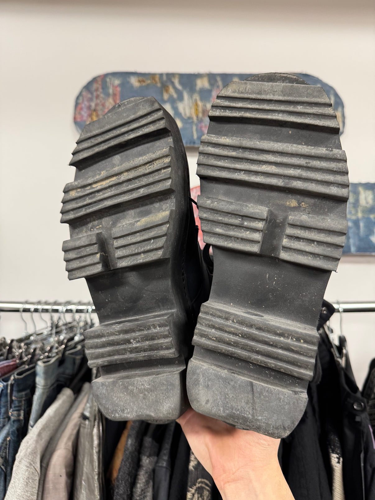 Rick Owens Army ‘Megatooth’ Combat Boots – Alex Maxamenko