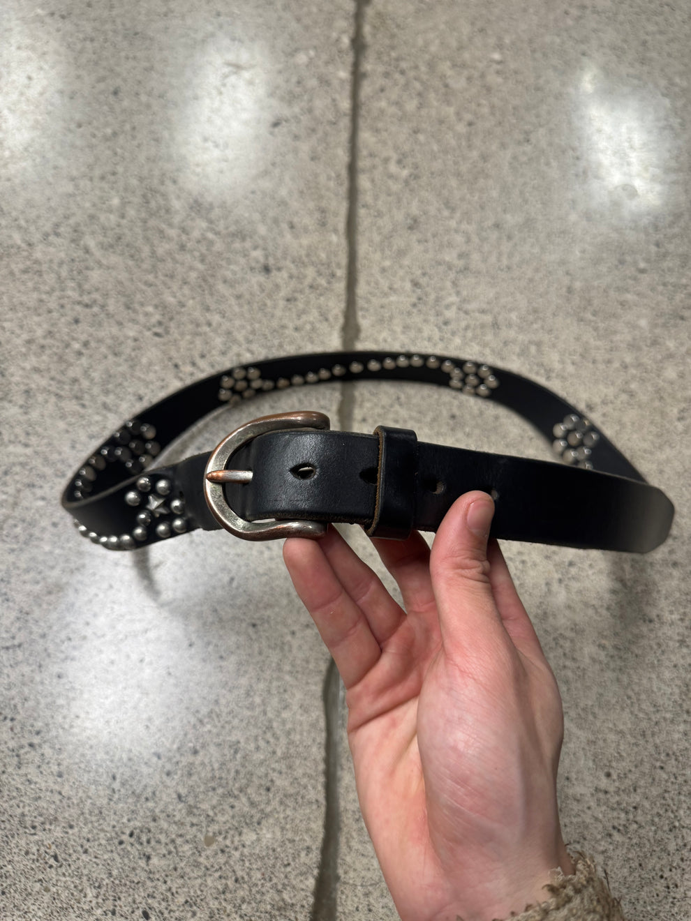 Our Legacy ‘Star Fall’ Black Bridle Belt – Alex Maxamenko