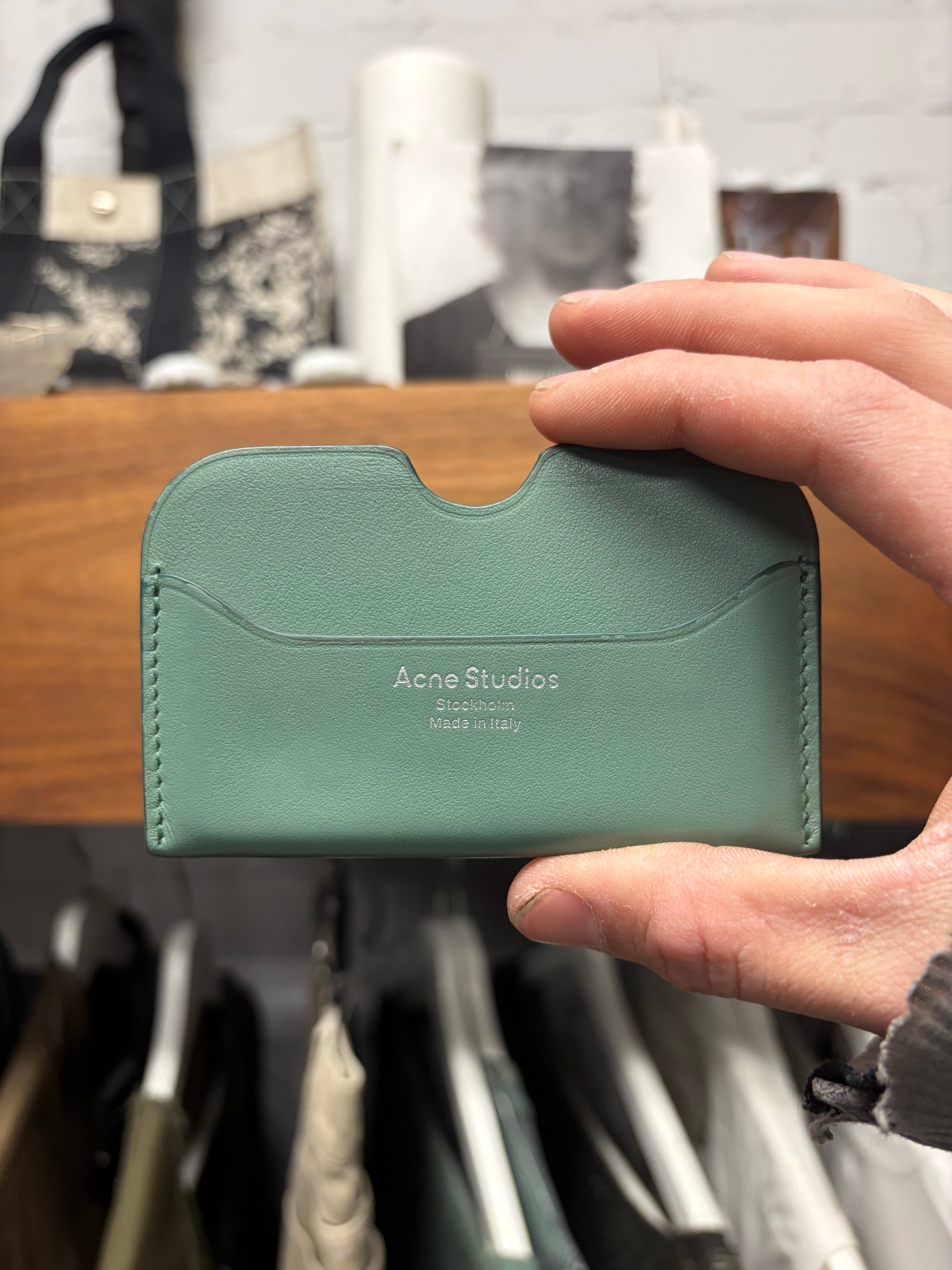 Acne Studios ‘Elma’ Leather Cardholder Wallet – Alex Maxamenko